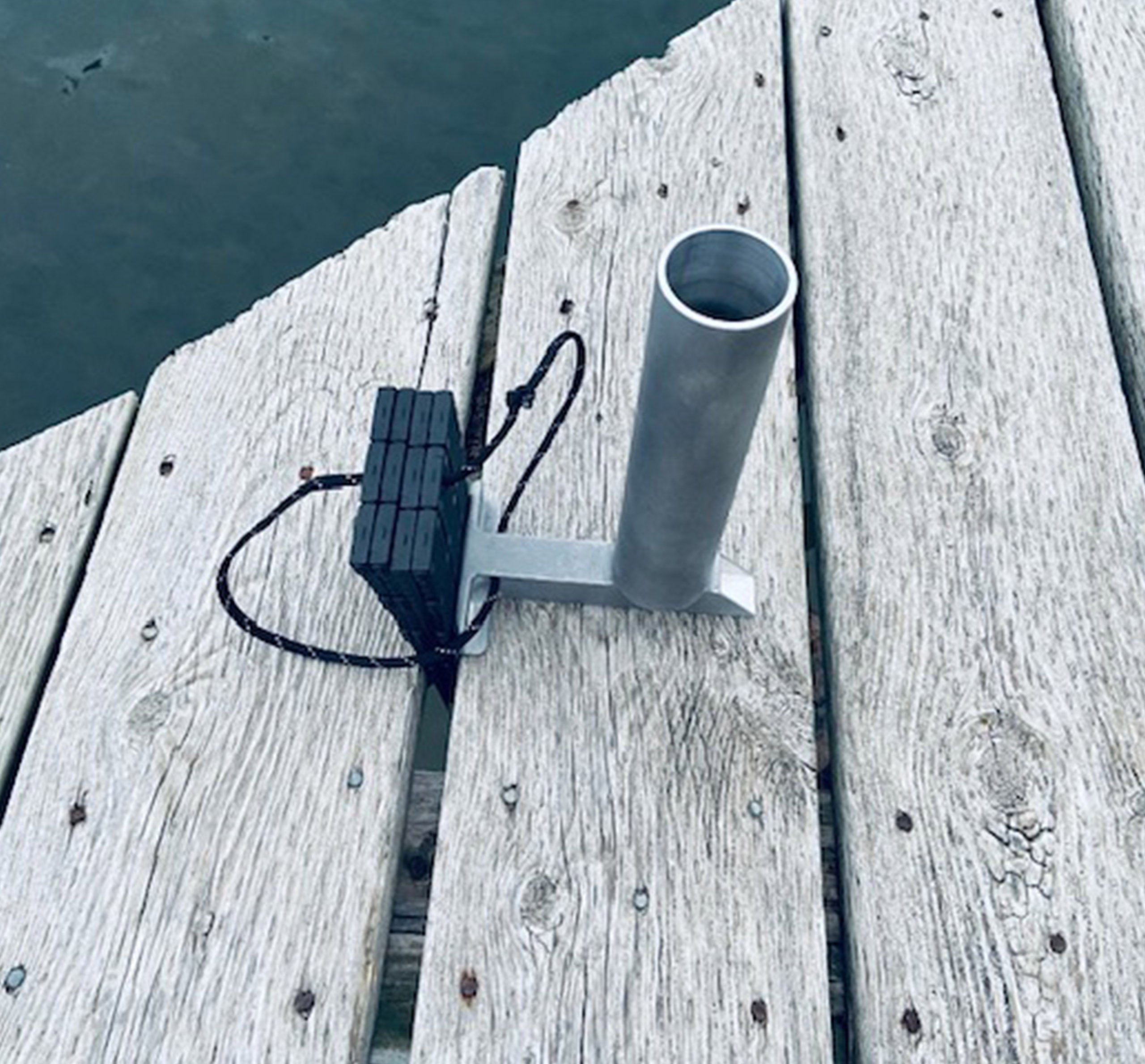 Dock Rod Holder - www.quickwaterfishing.com